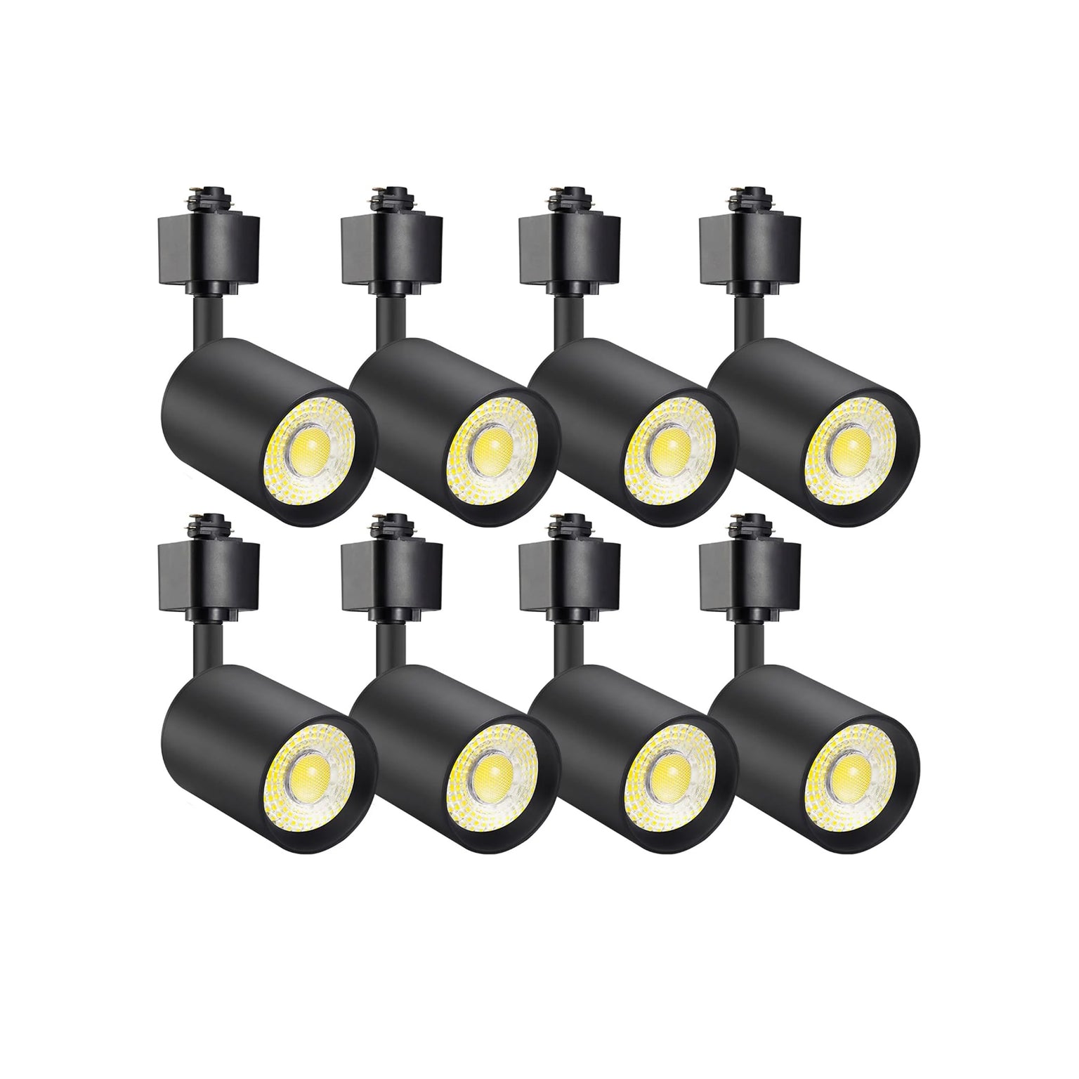 Plug In Track Lighting With Power Cord 8-Light LED Track Lighting Kit ...